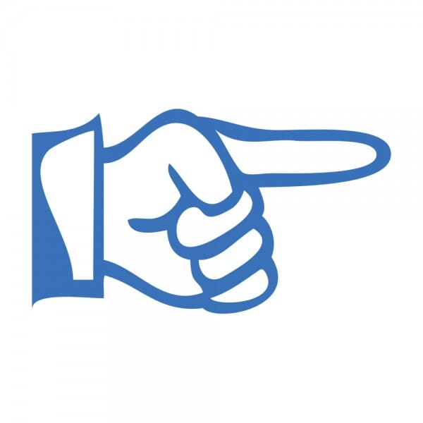 Trodat Printy 4922 - Stock Stamp - Finger Pointing | getstamps.ca