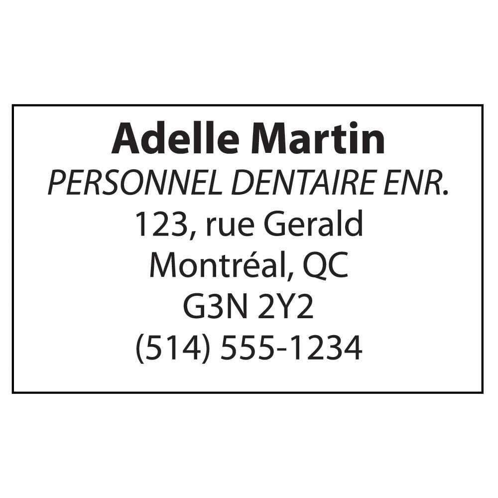 Trodat Professional 5200 1" x 1-5/8" 5 lines