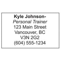 Trodat Professional 5200 1" x 1-5/8" 5 lines