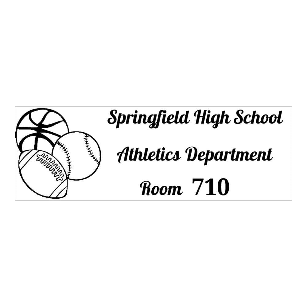 Sports Monogram Stamp | getstamps.ca