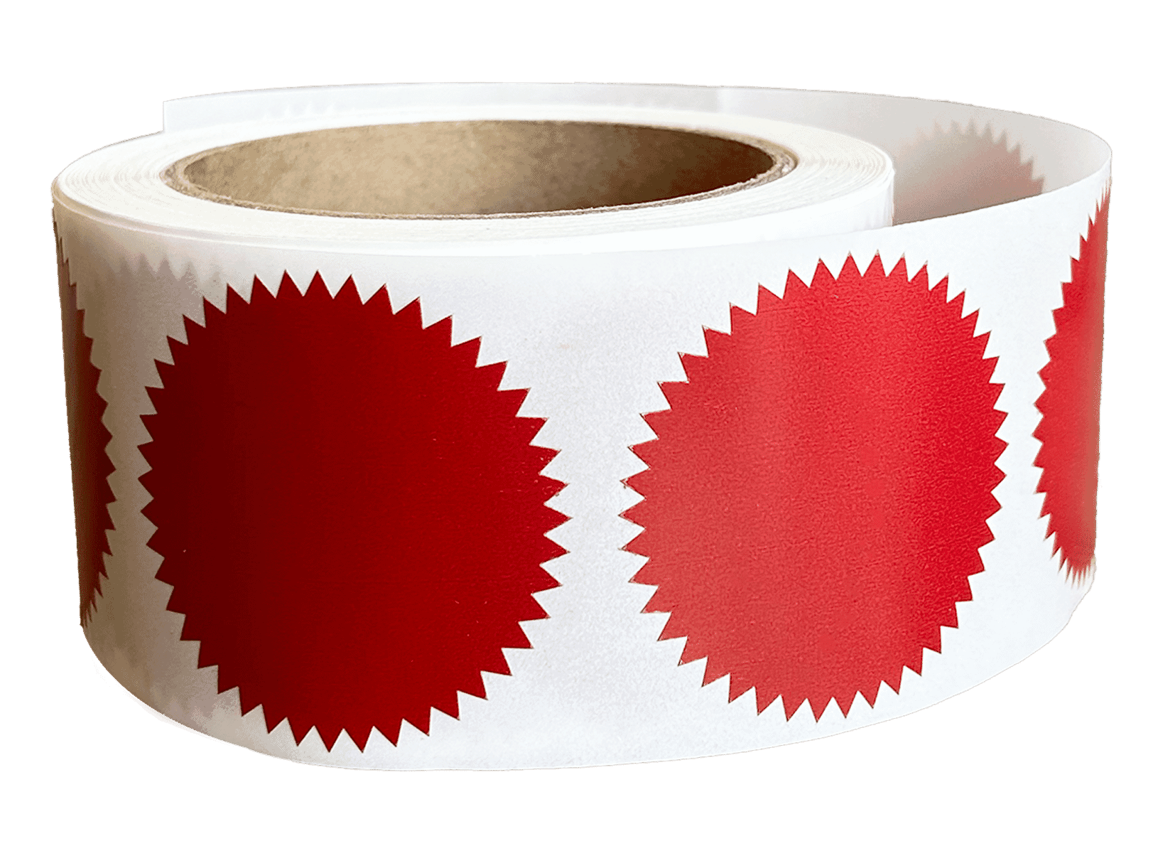 Seal Label Gloss Red - 50mm (Pack of 500) | getstamps.ca