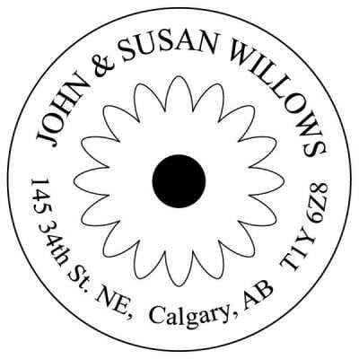 Ontario Notary stamp - 1 5/8'' diameter | getstamps.ca