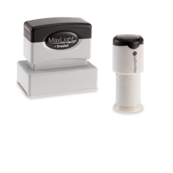 MaxLight Pre-Inked Text Stamps | getstamps.ca