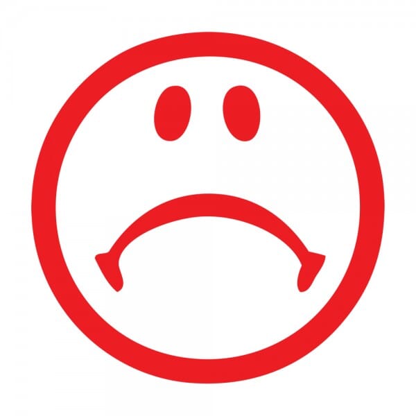 Trodat Printy 4922 - Stock Stamp - Sad face | getstamps.ca